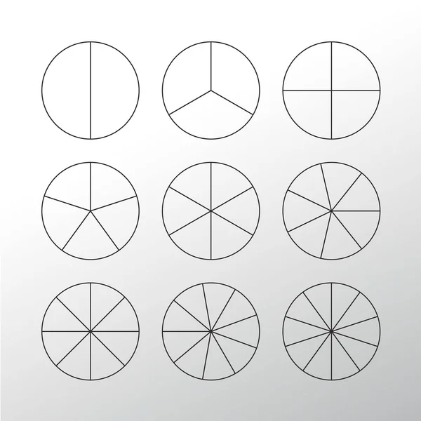 Circle segments Vector Art Stock Images | Depositphotos