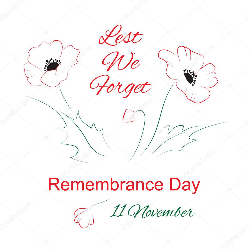 Símbolo del día del recuerdo 2024