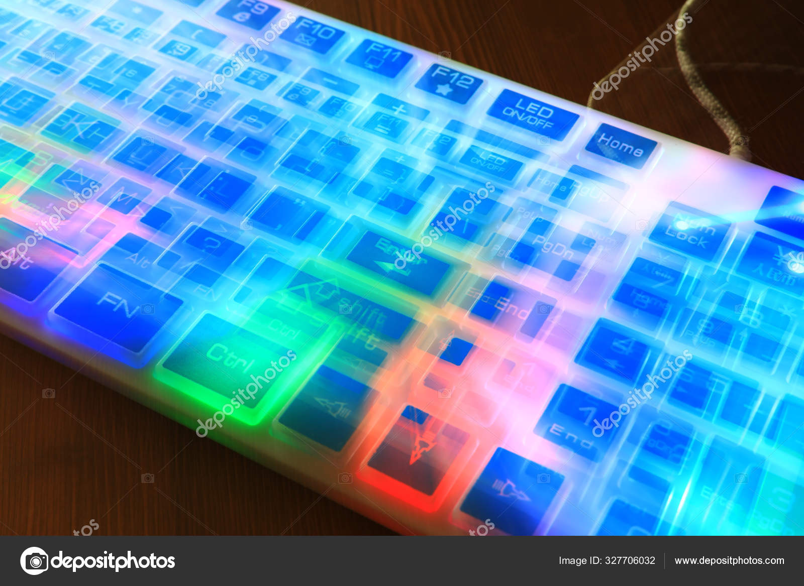 A computer keyboard — Stock Photo © zhengzaishuru #327706032