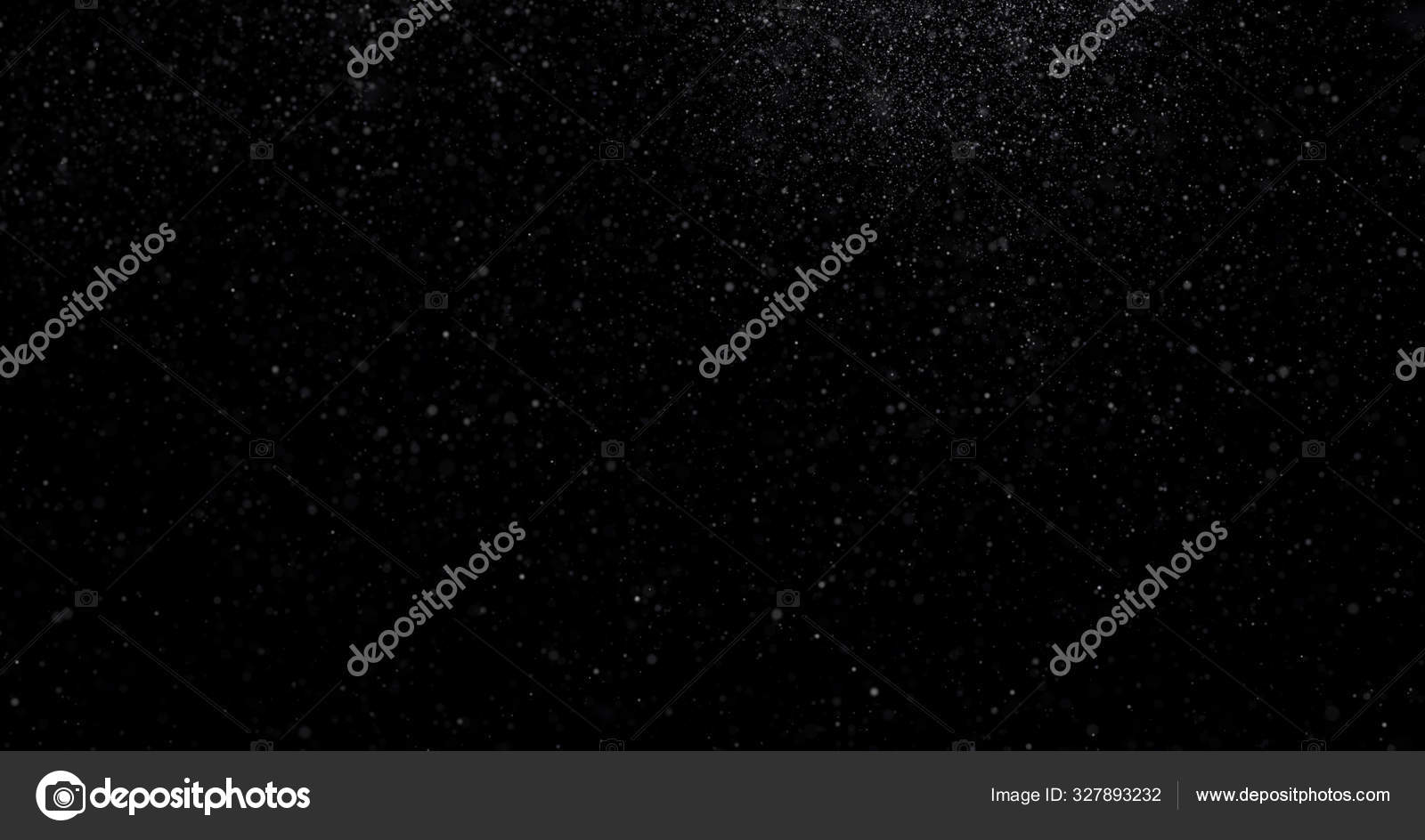 Flying Dust Particles Black Background — Stock Photo © Sanychs #327893232