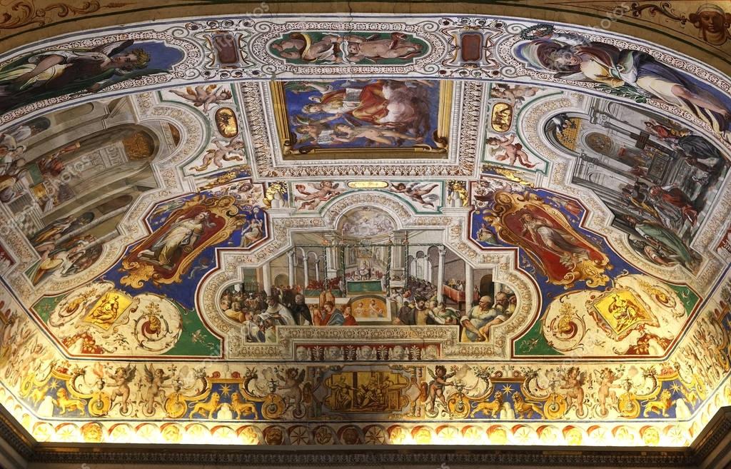 The Vatican library, Vatican museum, Vatican city – Stock Editorial ...