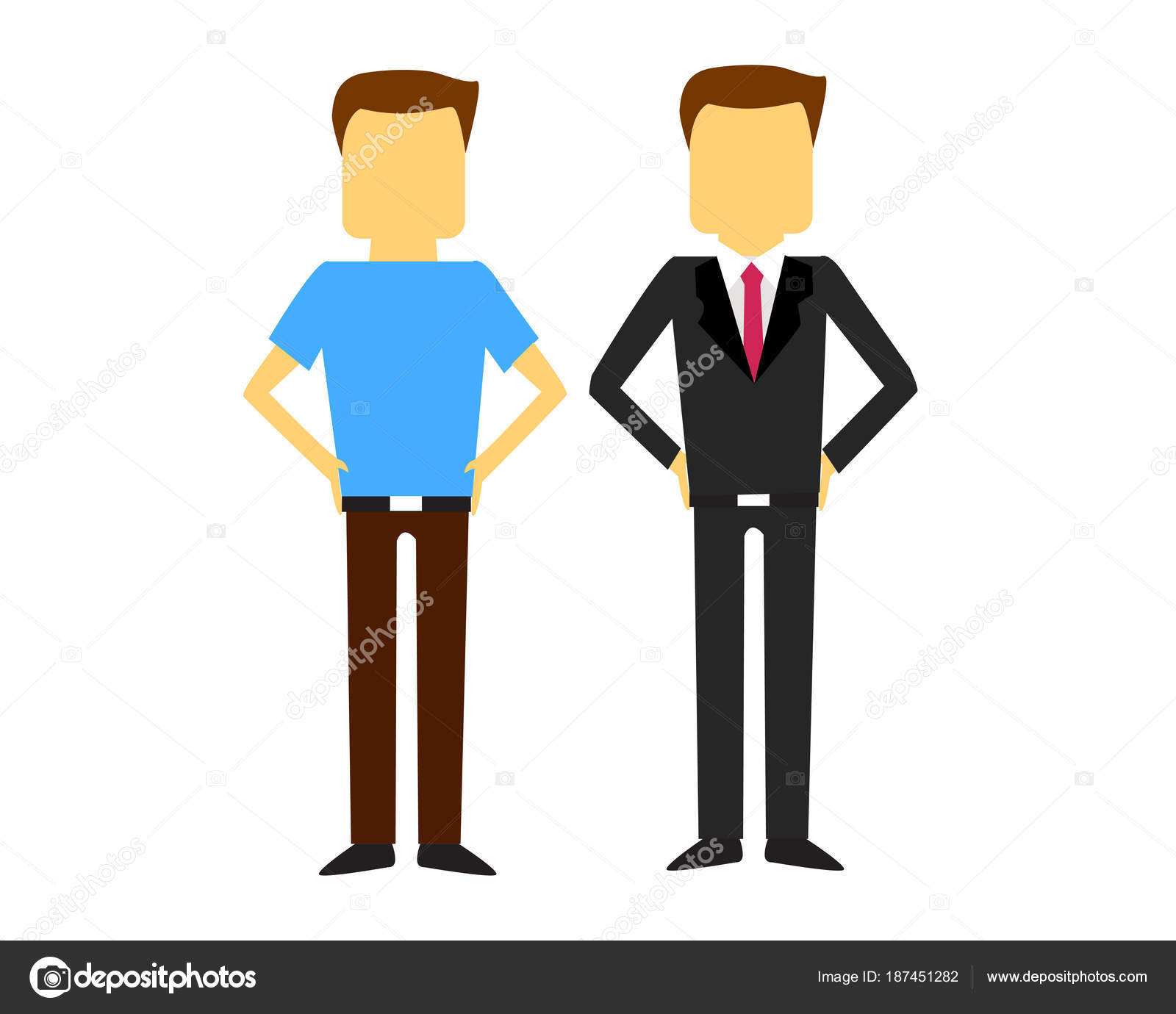 Flat Design Man Vector Stock Vector Image by ©princerko #187451282