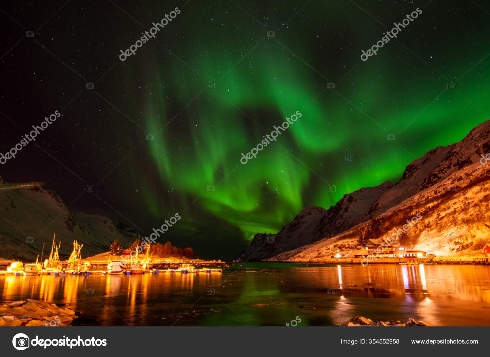 Aurora Borealis Sometimes Referred Polar Lights Northern Lights Natural ...