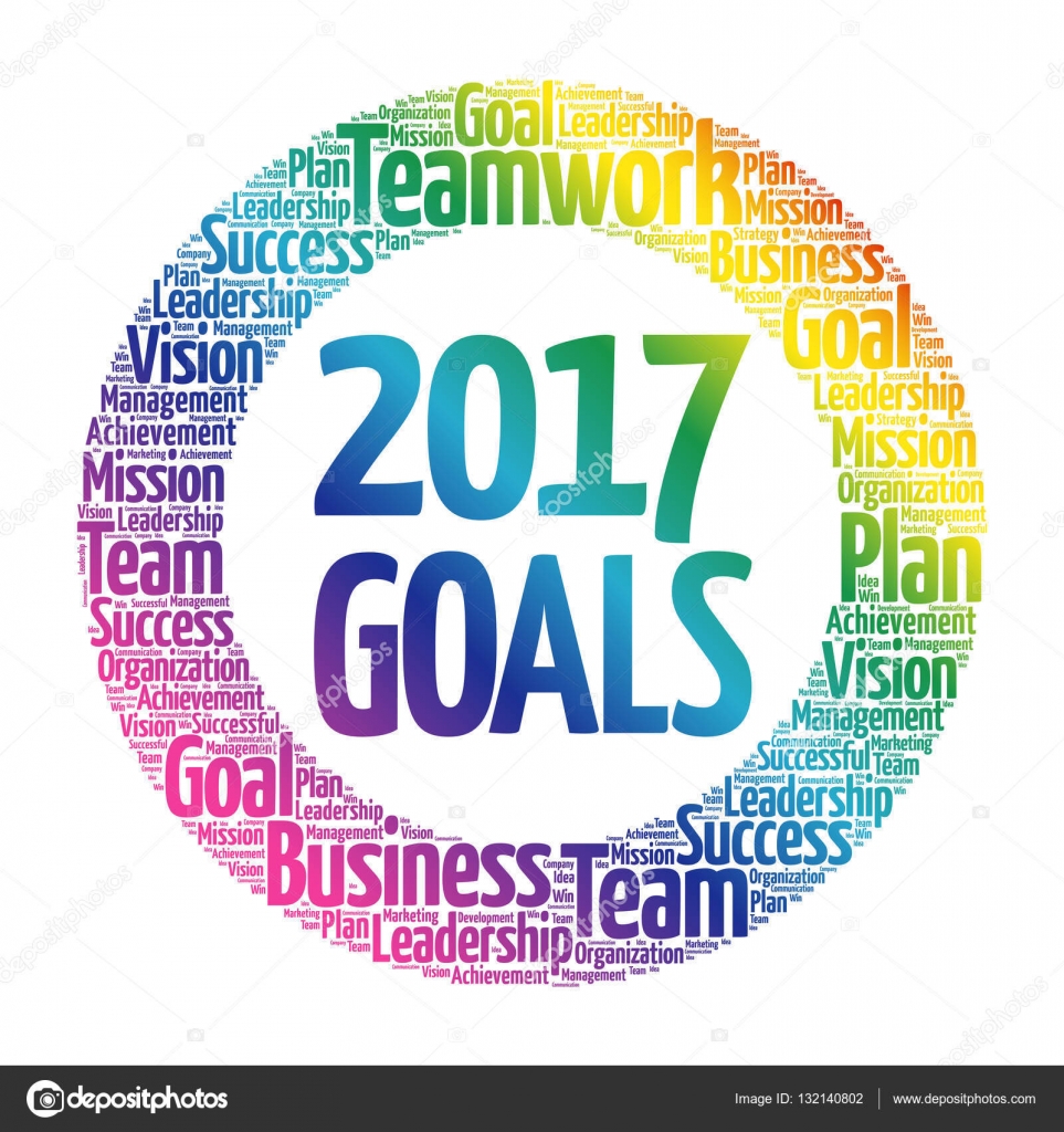 2017 Goals word cloud collage Stock Vector by ©dizanna 132140802