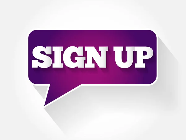 Sign Text Message Bubble Flat Background Concep Stock Vector by ...