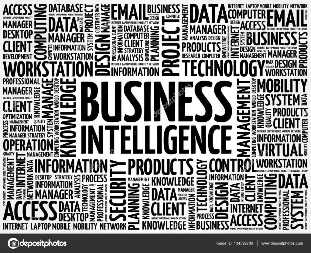 Business intelligence word cloud Stock Vector Image by ©dizanna #134592780