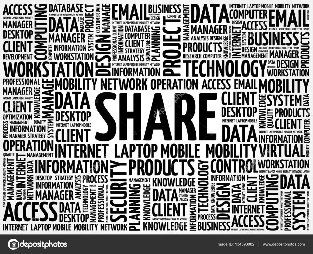 Share word cloud Stock Vector Image by ©dizanna #134593082