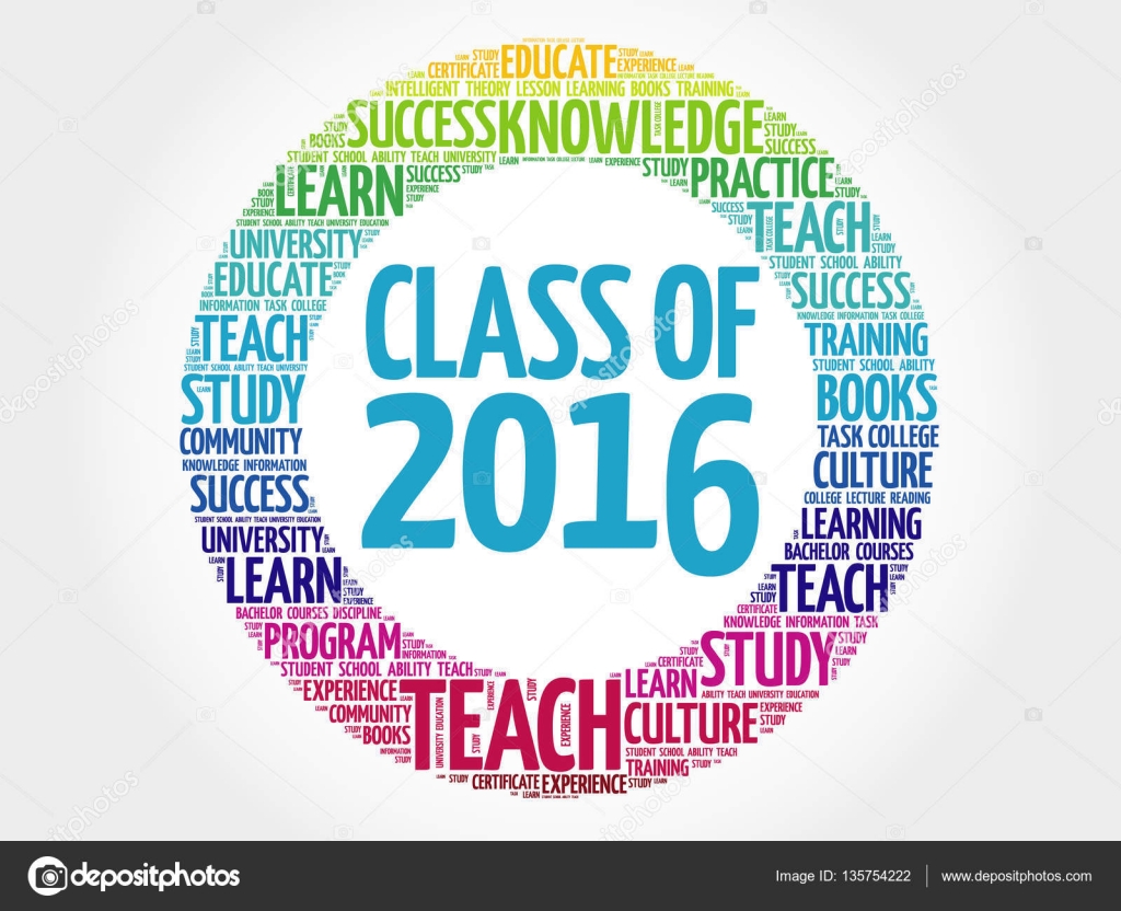 CLASS OF 2016 word cloud Stock Vector by ©dizanna 135754222