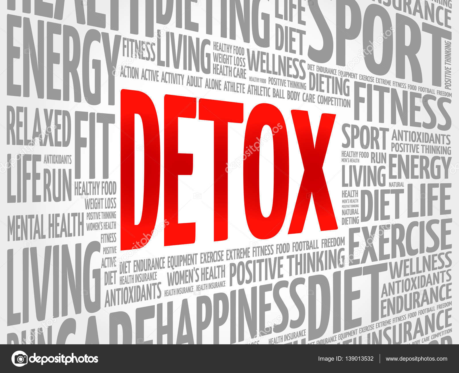 DETOX word cloud background Stock Vector by ©dizanna 139013532