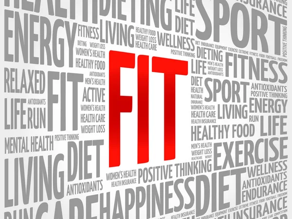 KEEP FIT word cloud Stock Vector by ©dizanna 183093252