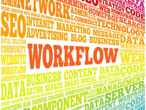 WORKFLOW word cloud collage Stock Vector by ©dizanna 179174006