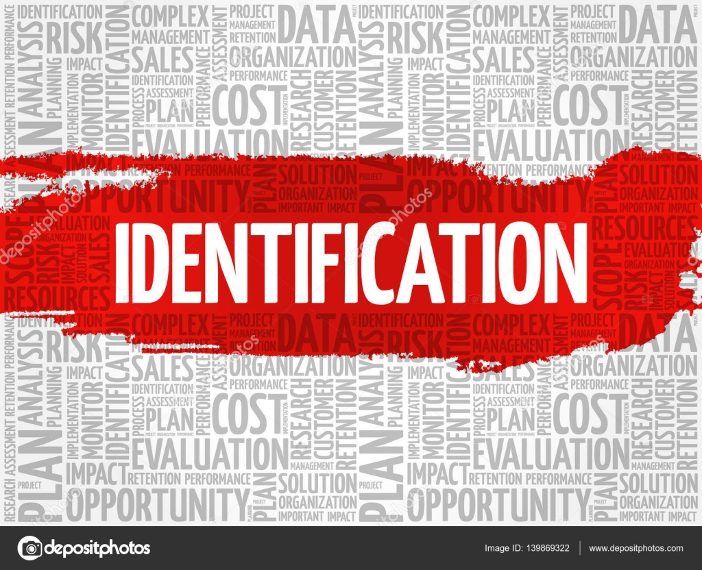 Identification word cloud Stock Vector by ©dizanna 139869322