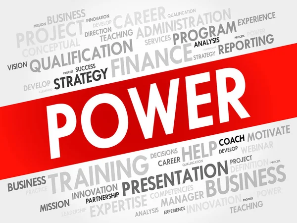 POWER word cloud collage Stock Vector by ©dizanna 183655870