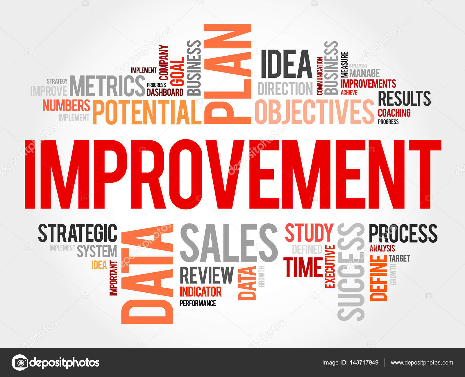Improvement word cloud Stock Vector by ©dizanna 143717949