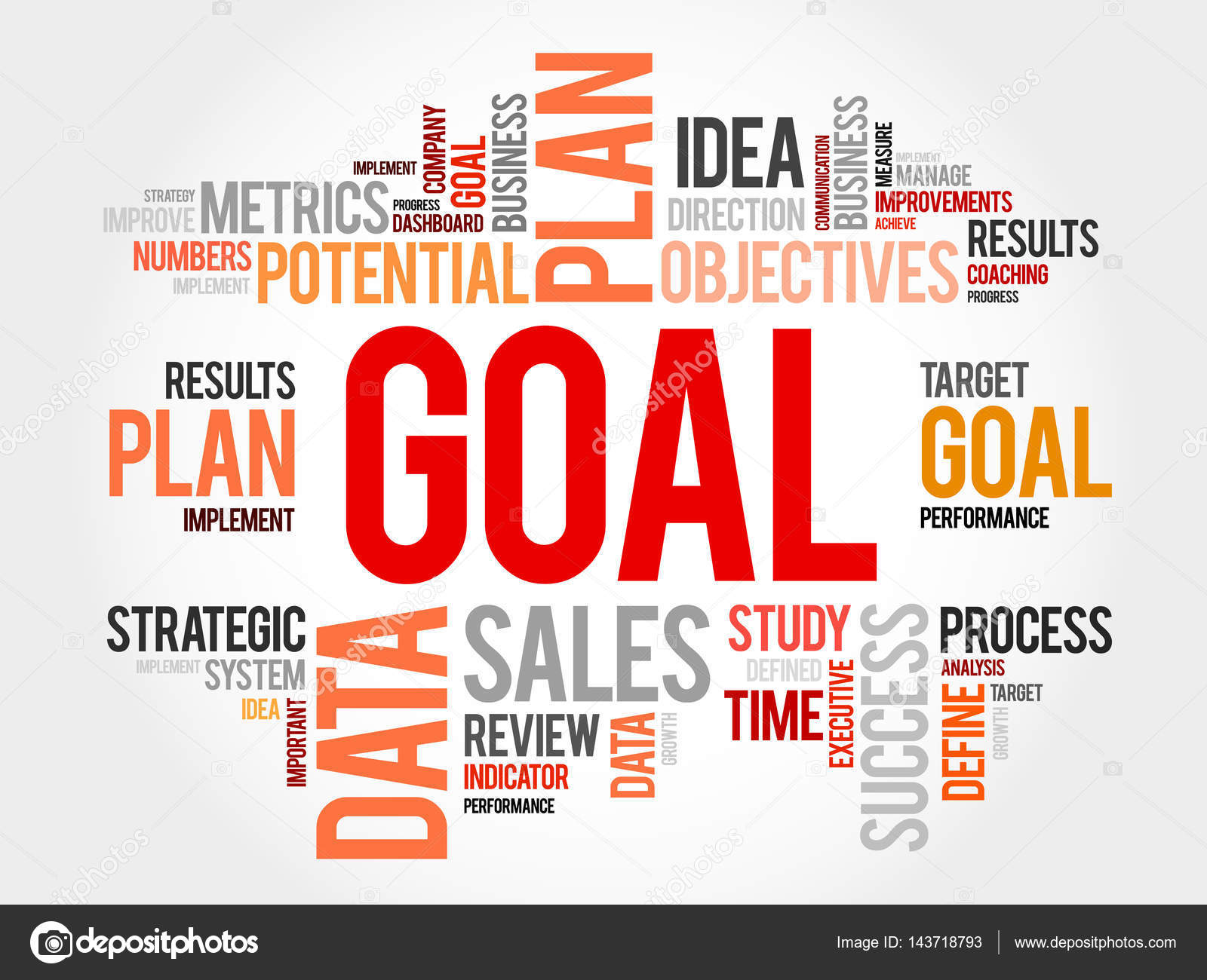 GOAL word cloud collage Stock Vector Image by ©dizanna #143718793
