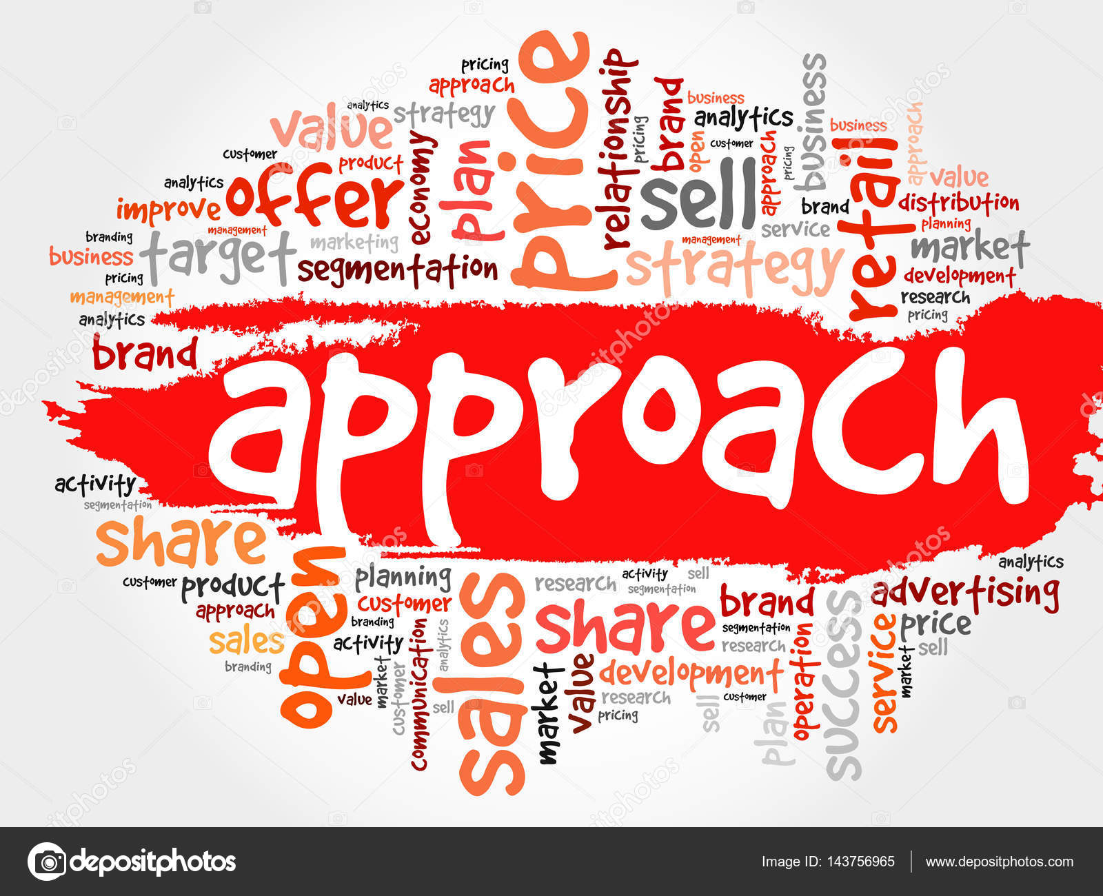 Approach word cloud collage Stock Vector by ©dizanna 143756965
