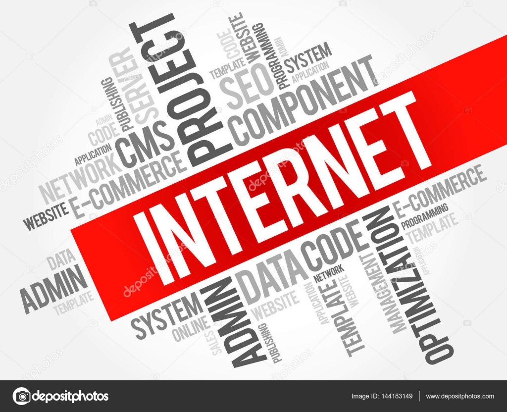 INTERNET word cloud collage Stock Vector Image by ©dizanna #144183149