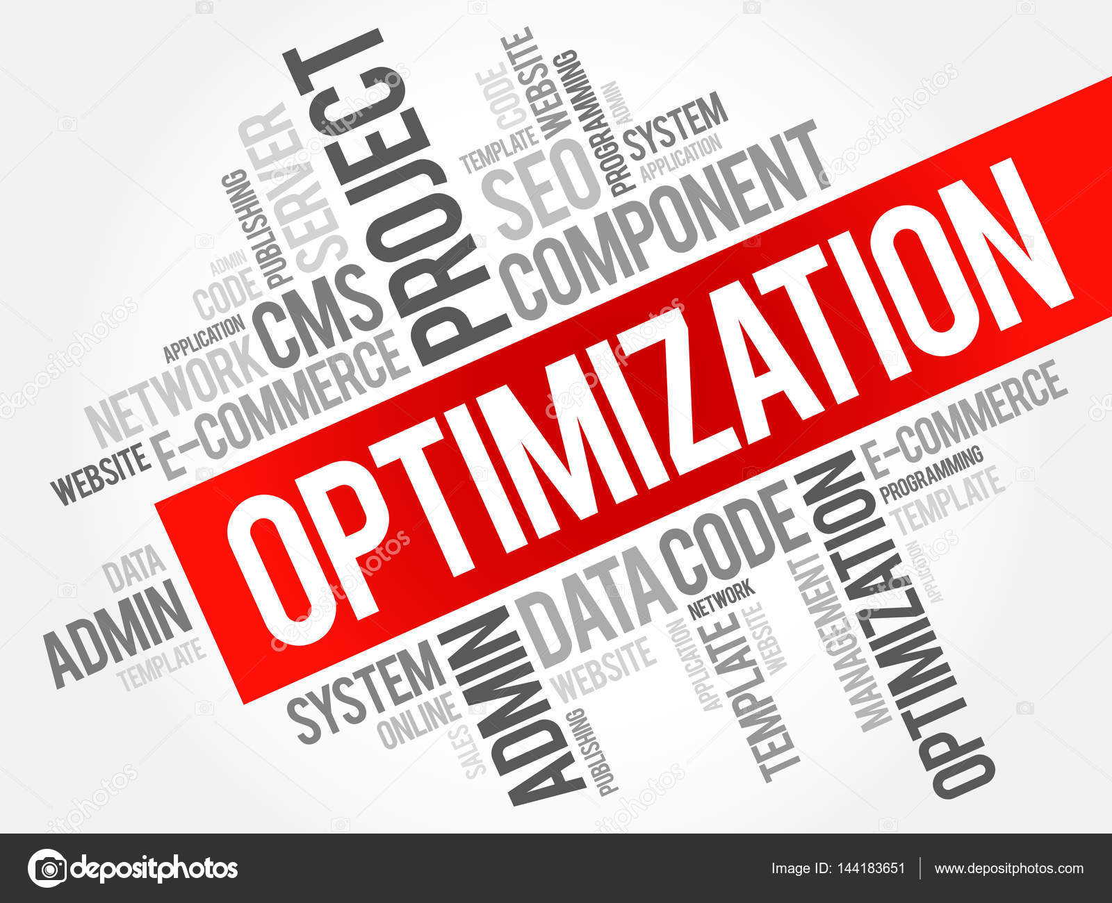 OPTIMIZATION word cloud collage Stock Vector Image by ©dizanna #144183651