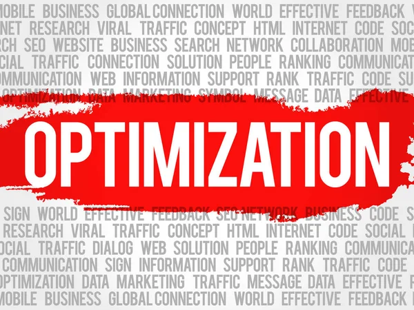 OPTIMIZATION word cloud collage Stock Vector by ©dizanna 192546632