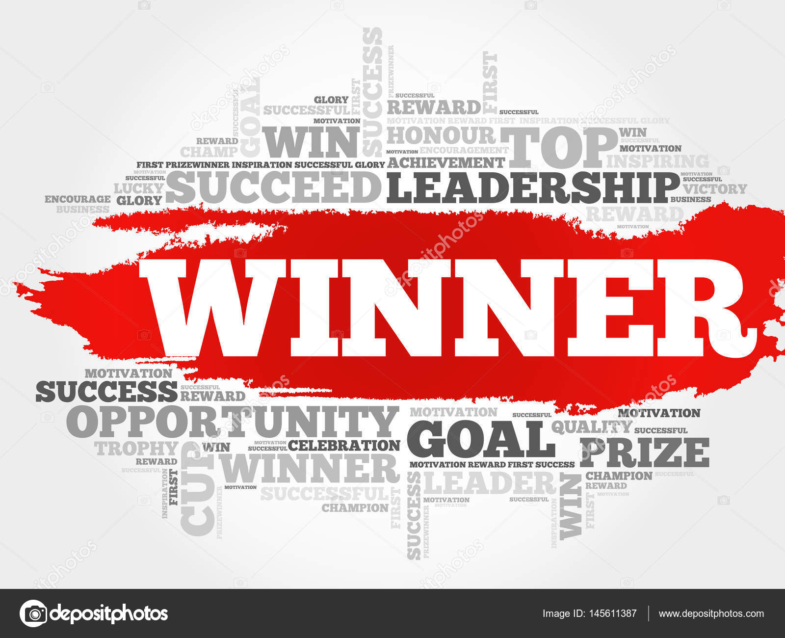 Winner word cloud Stock Vector by ©dizanna 145611387