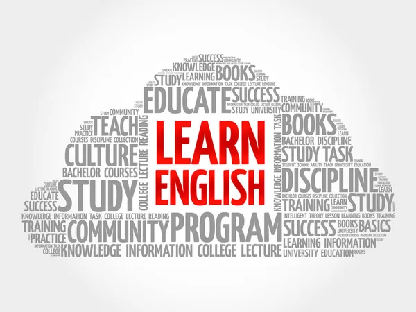 Learn English word cloud collage Stock Vector by ©dizanna 191559316