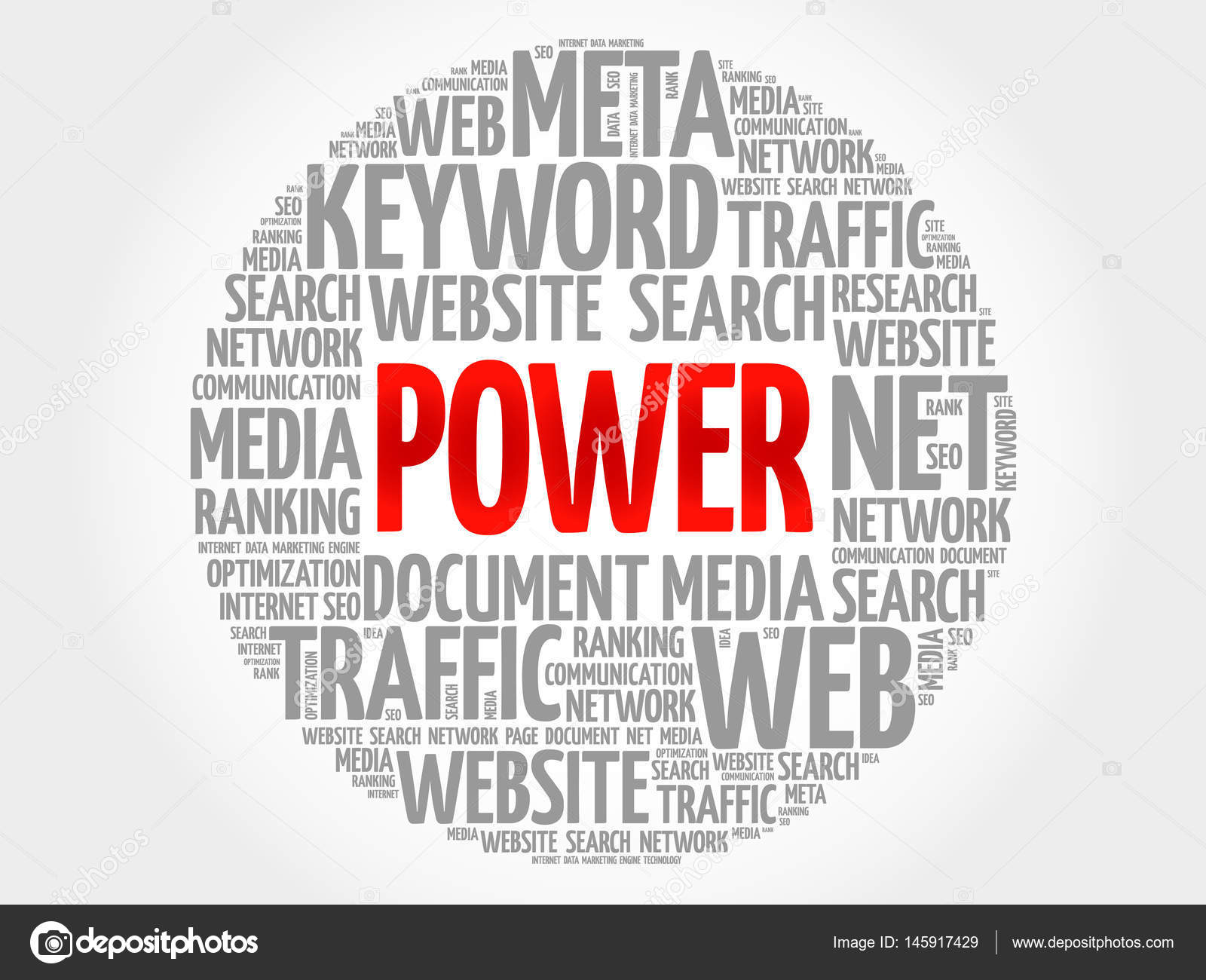 POWER word cloud collage Stock Vector Image by ©dizanna #145917429