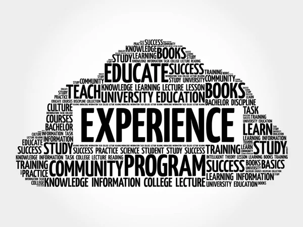 Experience word cloud collage Stock Vector by ©dizanna 177730210