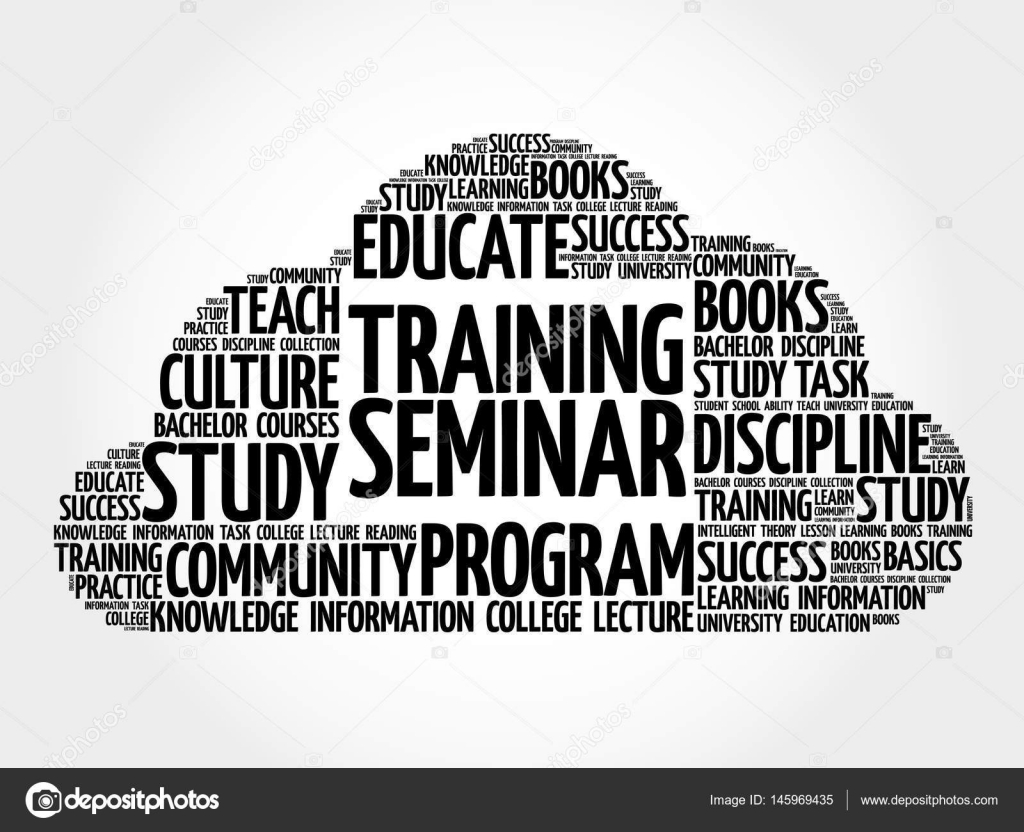 Training Seminar Word Cloud Collage Stock Vector Image By ©dizanna