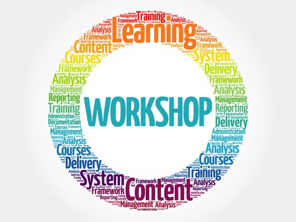 Workshop Training circle word cloud Stock Vector Image by ©dizanna ...