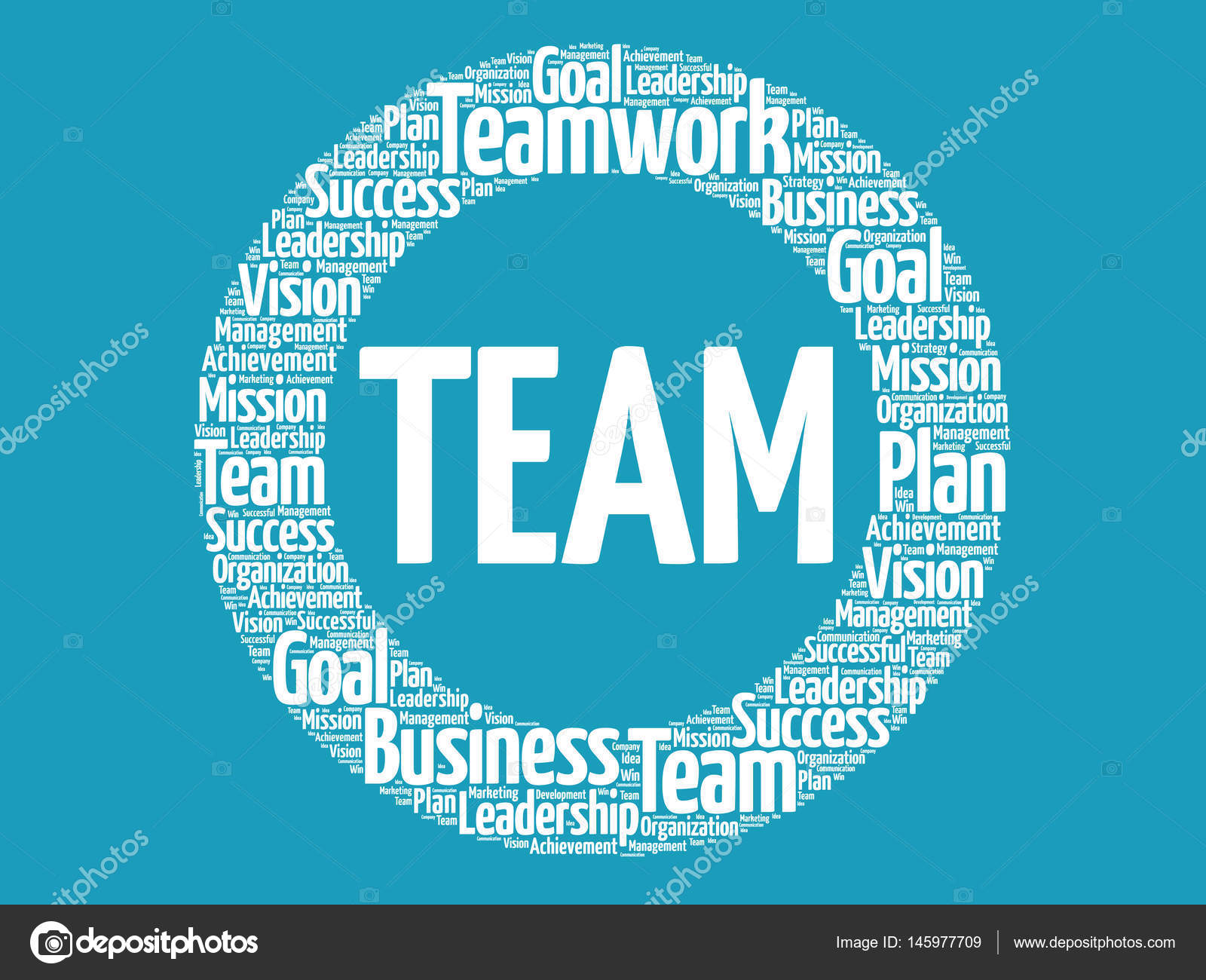 TEAM circle word cloud Stock Vector Image by ©dizanna #145977709
