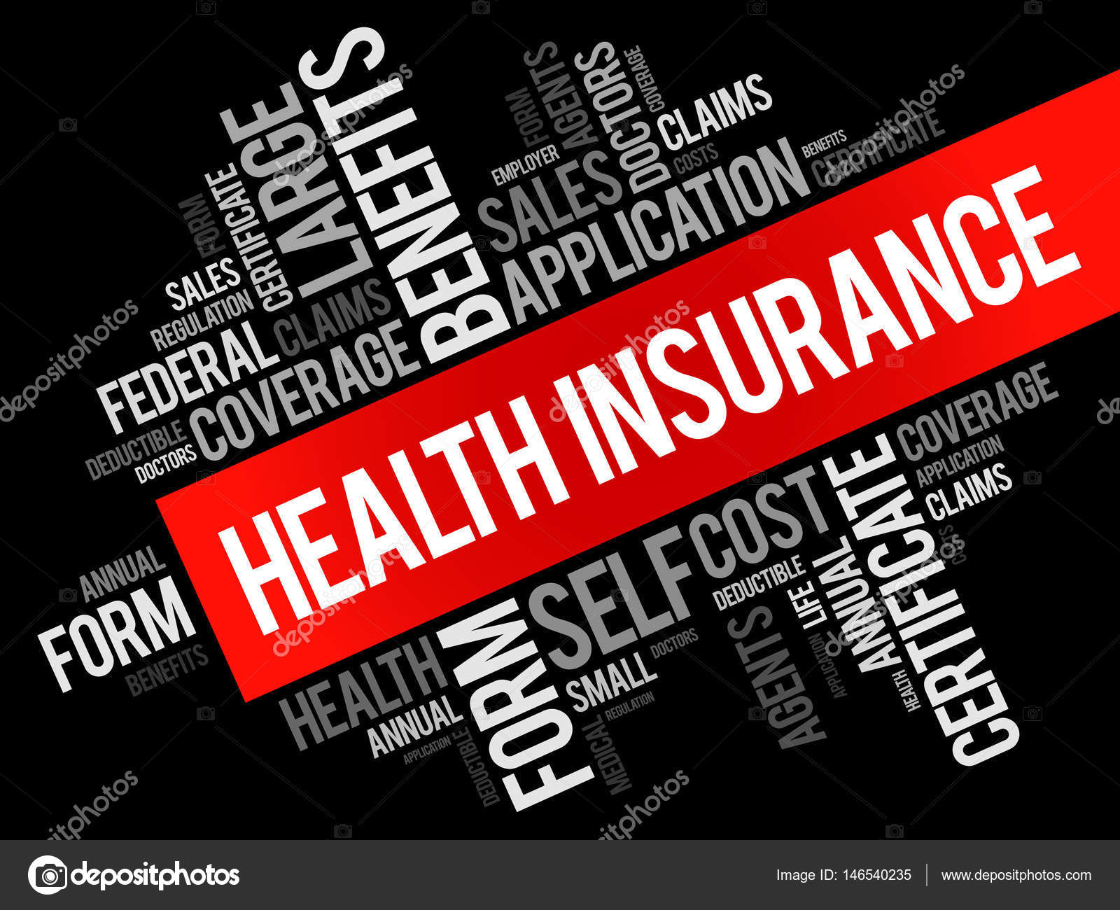 Health Insurance word cloud collage Stock Vector Image by ©dizanna ...