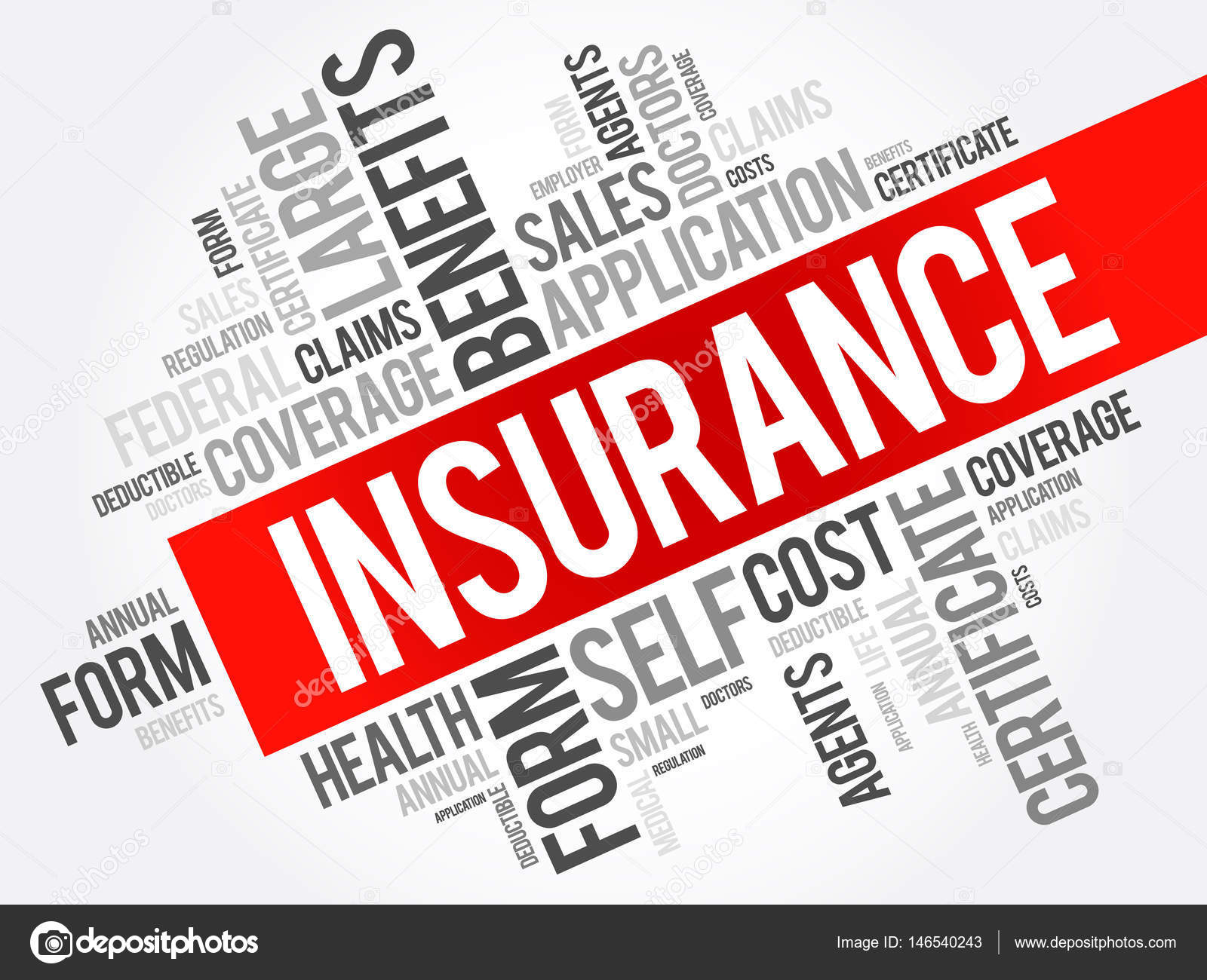 Insurance word cloud collage Stock Vector by ©dizanna 146540243
