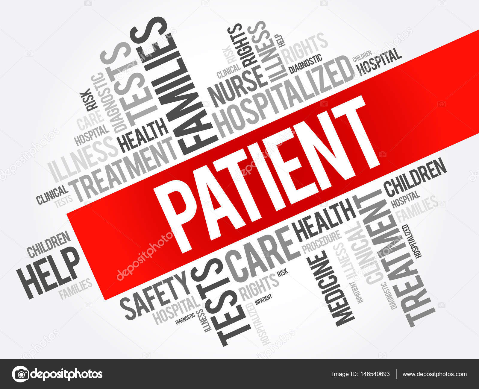 Patient word cloud collage Stock Vector by ©dizanna 146540693