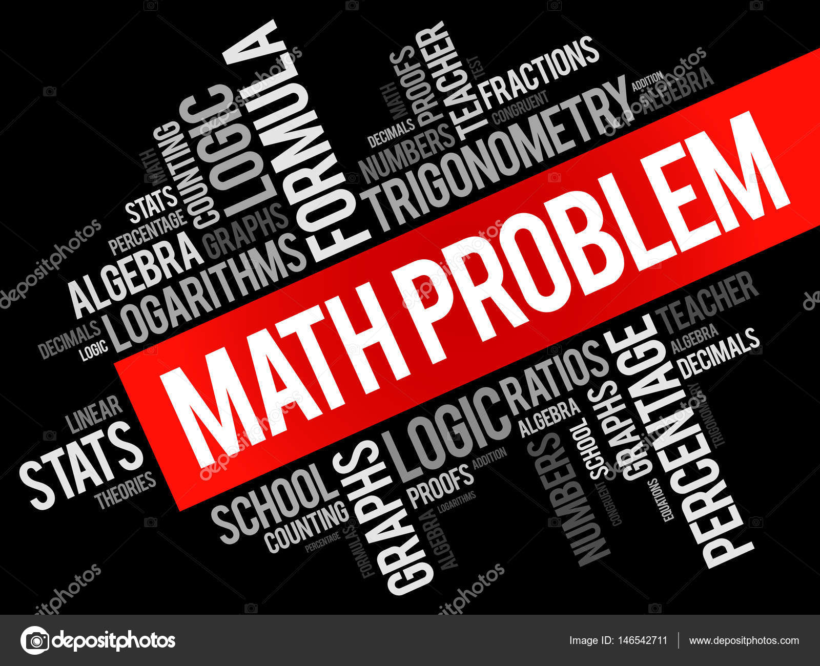 Math problem word cloud collage Stock Vector Image by ©dizanna #146542711