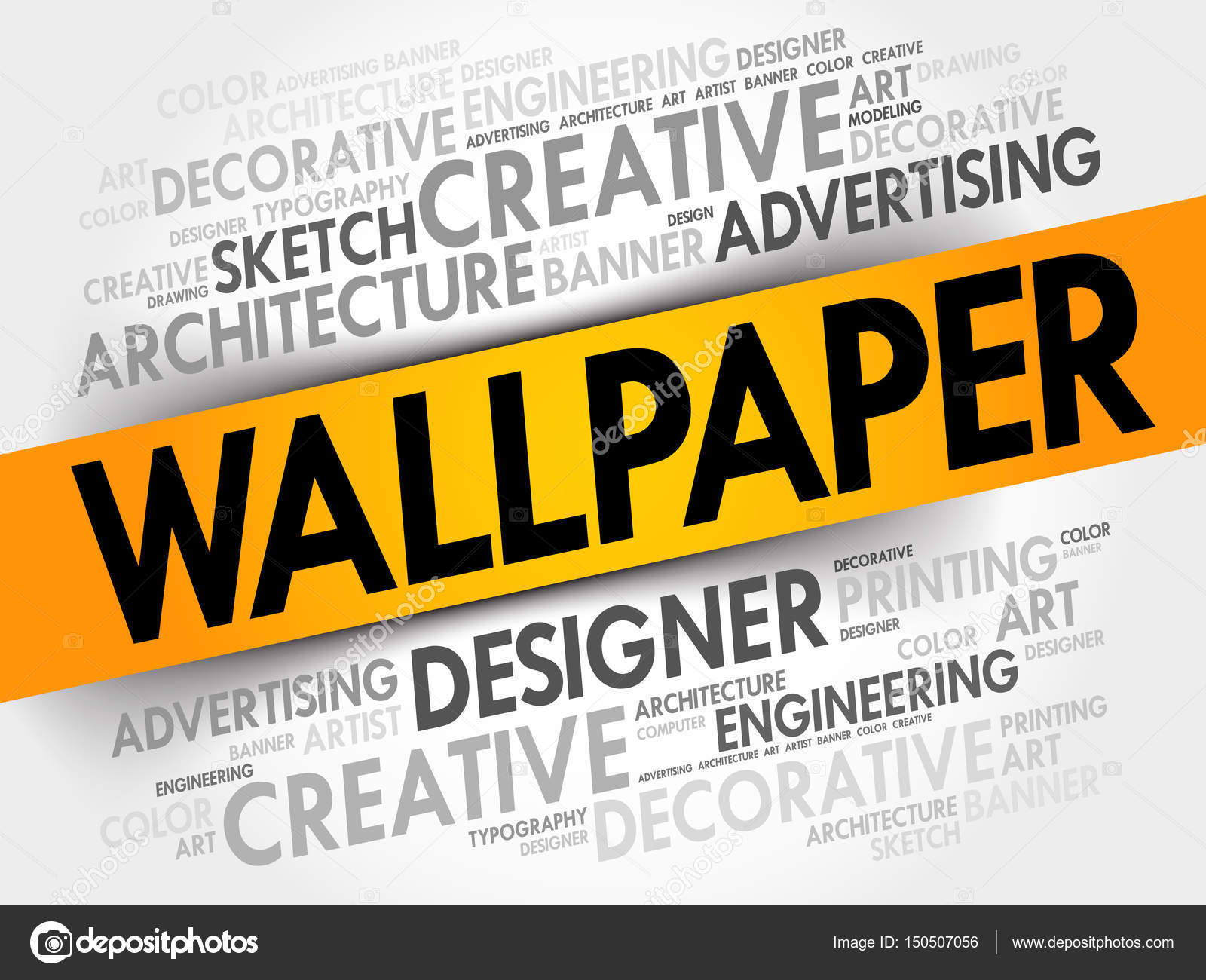 WALLPAPER word cloud Stock Vector by ©dizanna 150507056