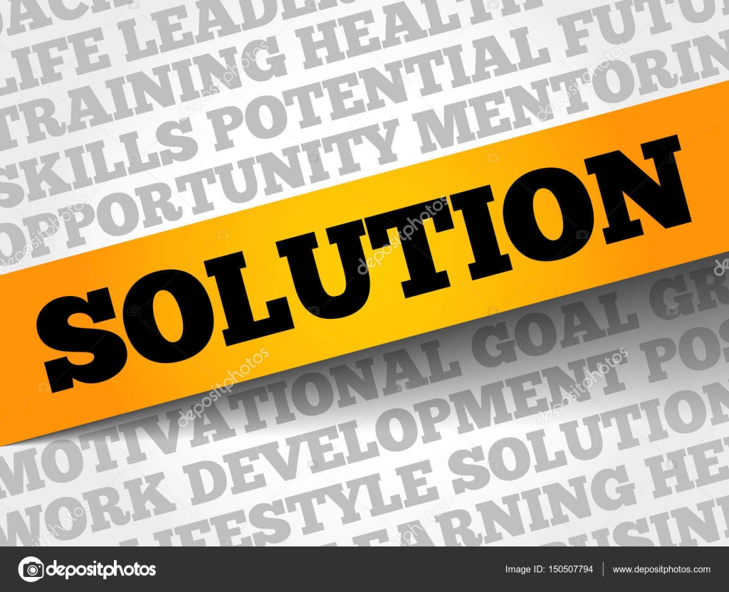 Solution word cloud Stock Vector by ©dizanna 150507794