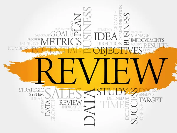 Review word cloud collage Stock Vector by ©dizanna 263586536