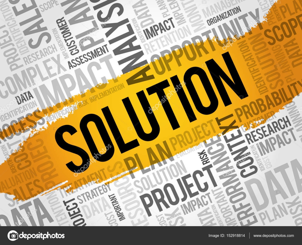 SOLUTION word cloud Stock Vector Image by ©dizanna #152918814