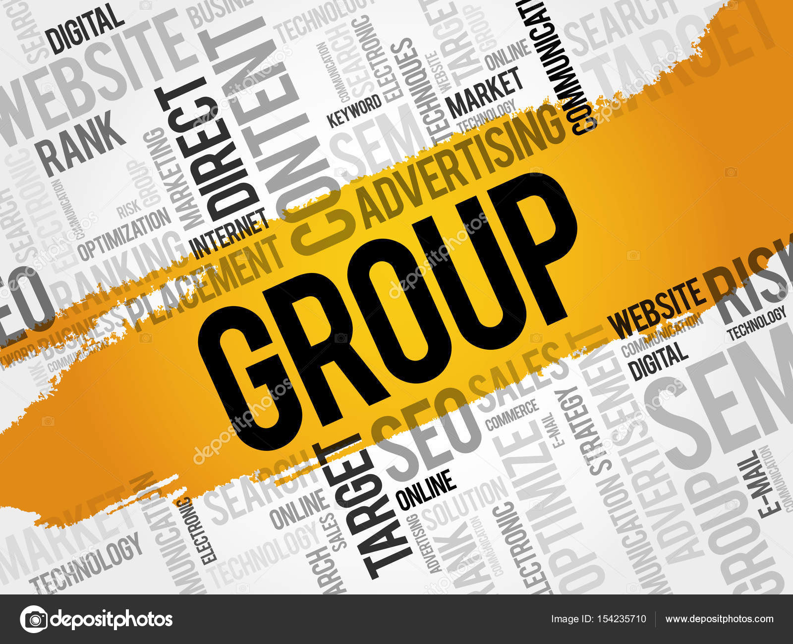 GROUP word cloud Stock Vector Image by ©dizanna #154235710