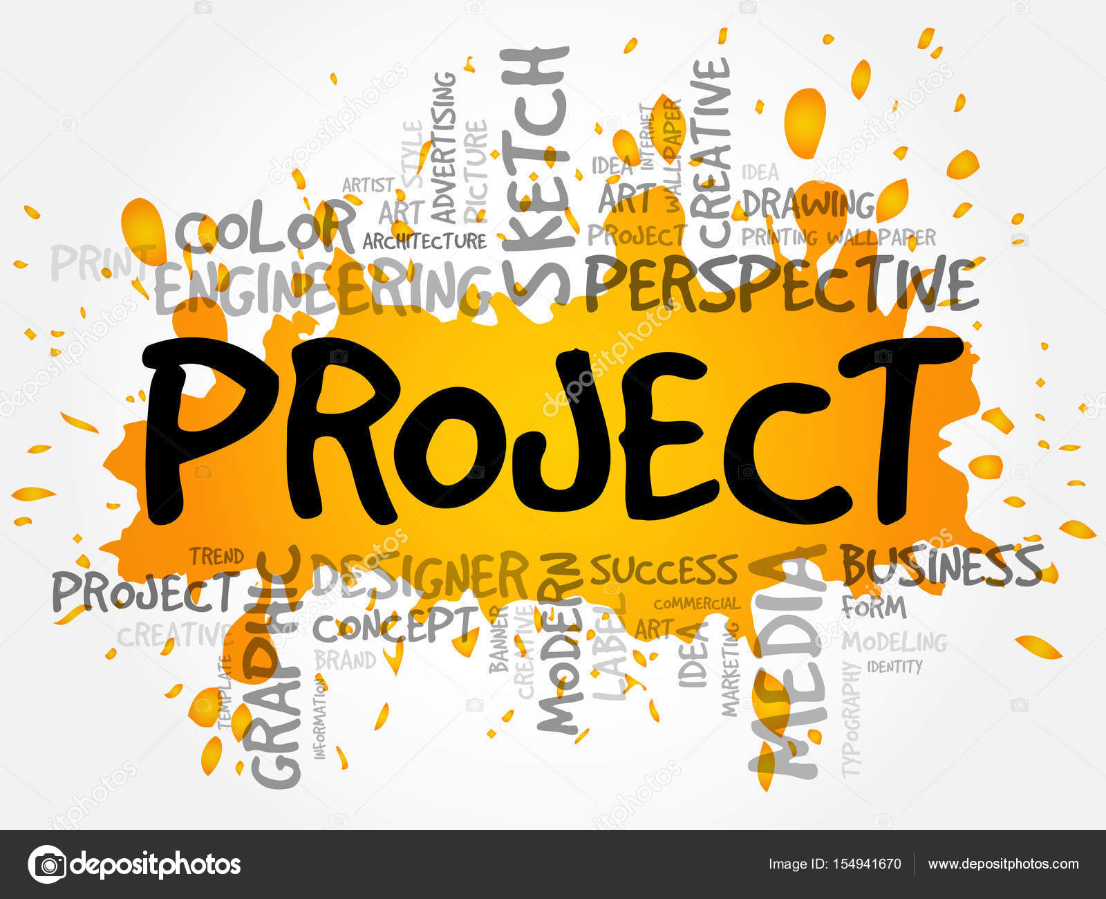 PROJET nuage de mots Vecteur par ©dizanna 154941670