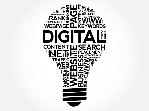 Digital word cloud Stock Vector by ©dizanna 170149464