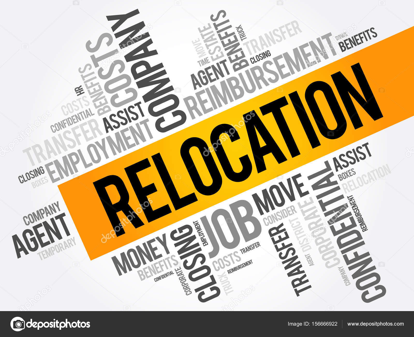 Relocation word cloud collage Stock Vector Image by ©dizanna #156666922