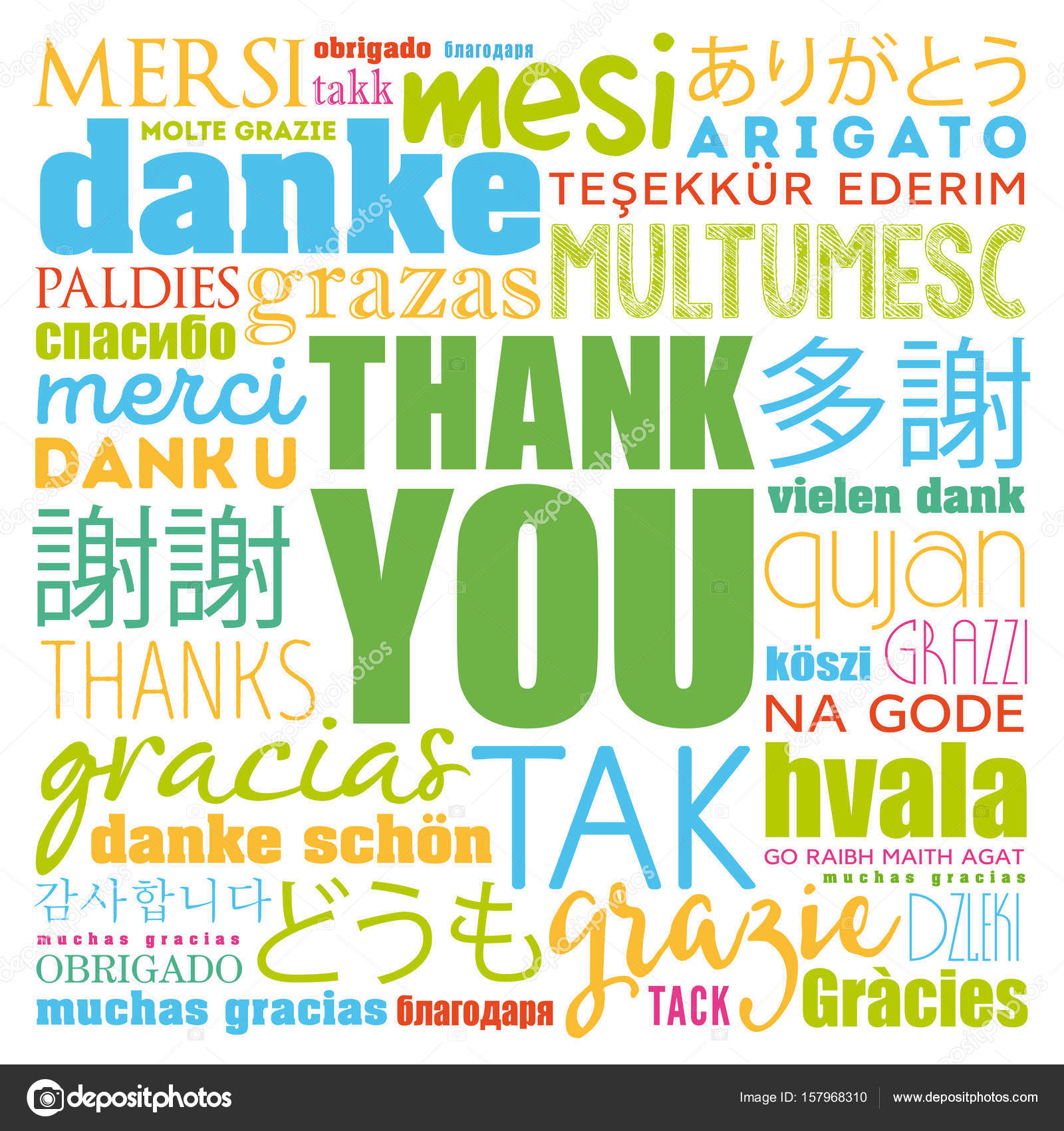 Gracias concepto de nube de Word Vector de stock por ©dizanna 157968310 Gracias concepto de nube de Word Vector de stock por ©dizanna 157968310