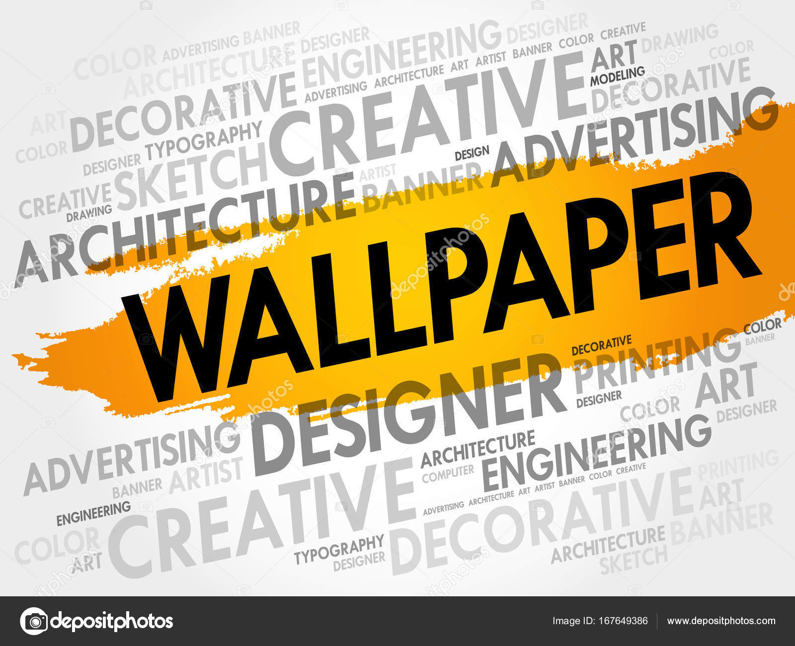 WALLPAPER word cloud Stock Vector Image by ©dizanna #167649386