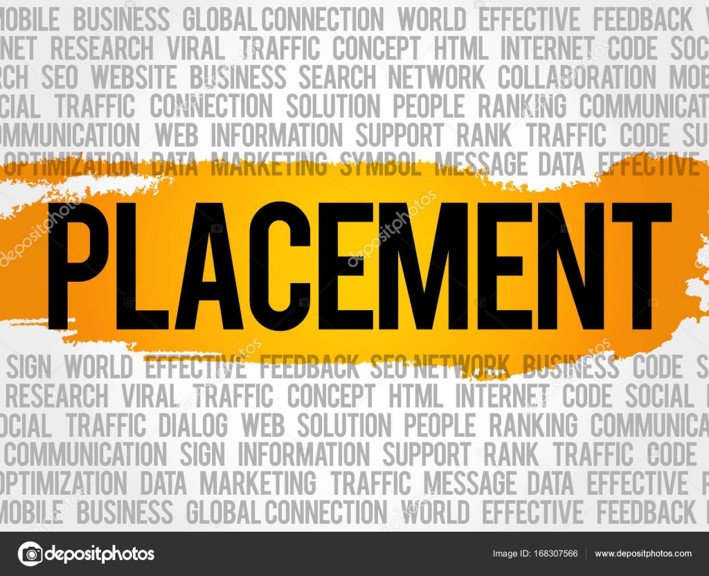 PLACEMENT word cloud collage Stock Vector by ©dizanna 168307566