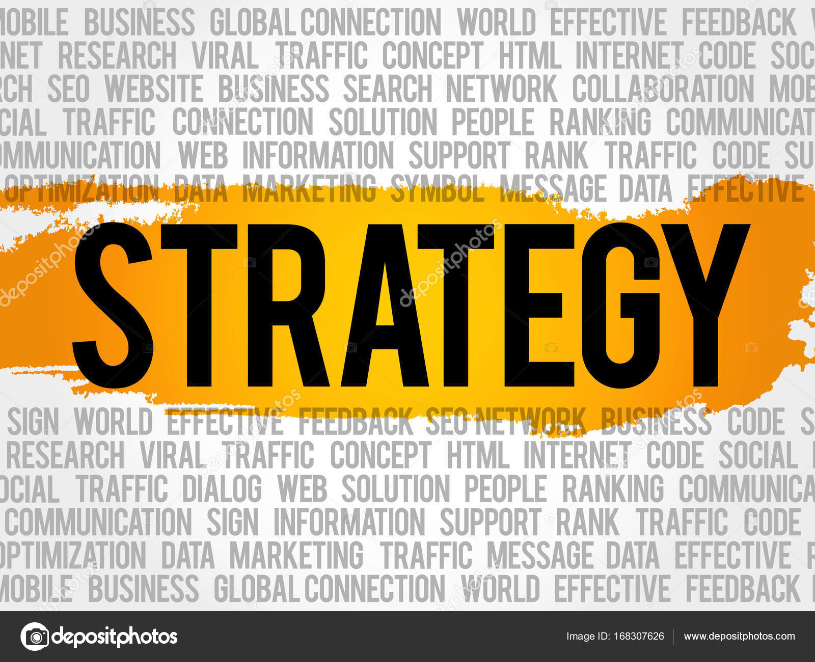 STRATEGY word cloud collage Stock Vector Image by ©dizanna #168307626