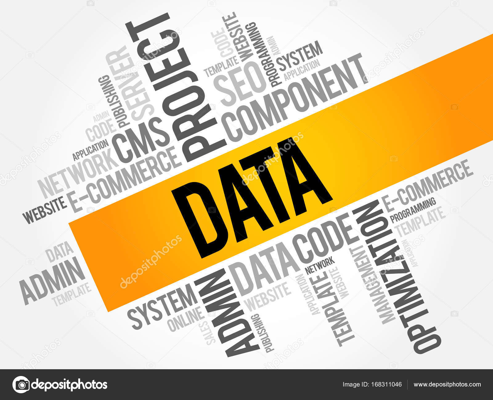 DATA word cloud Stock Vector by ©dizanna 168311046