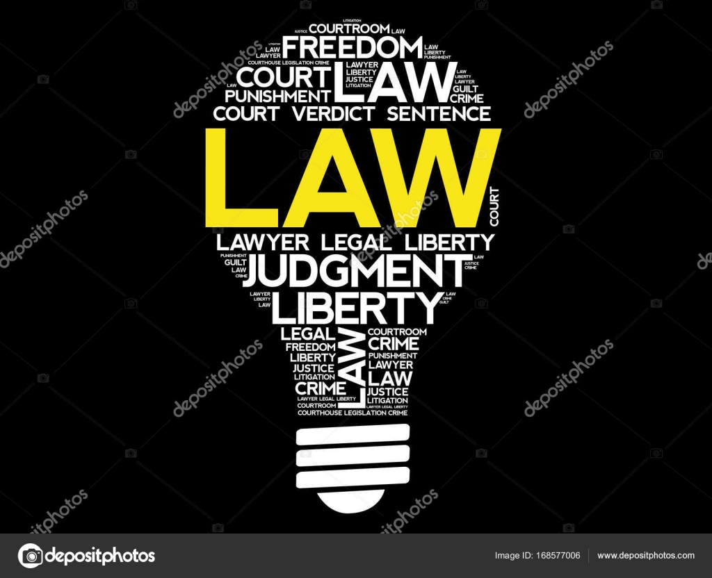 LAW bulb word cloud collage Stock Vector Image by ©dizanna #168577006