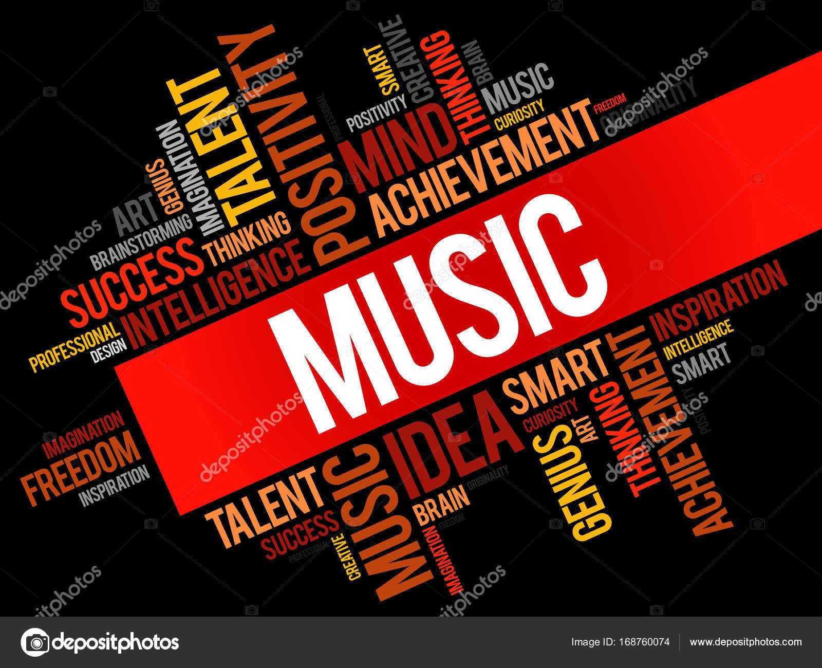MUSIC word cloud Stock Vector by ©dizanna 168760074