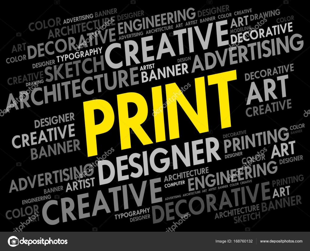 PRINT word cloud Stock Vector by ©dizanna 168760132
